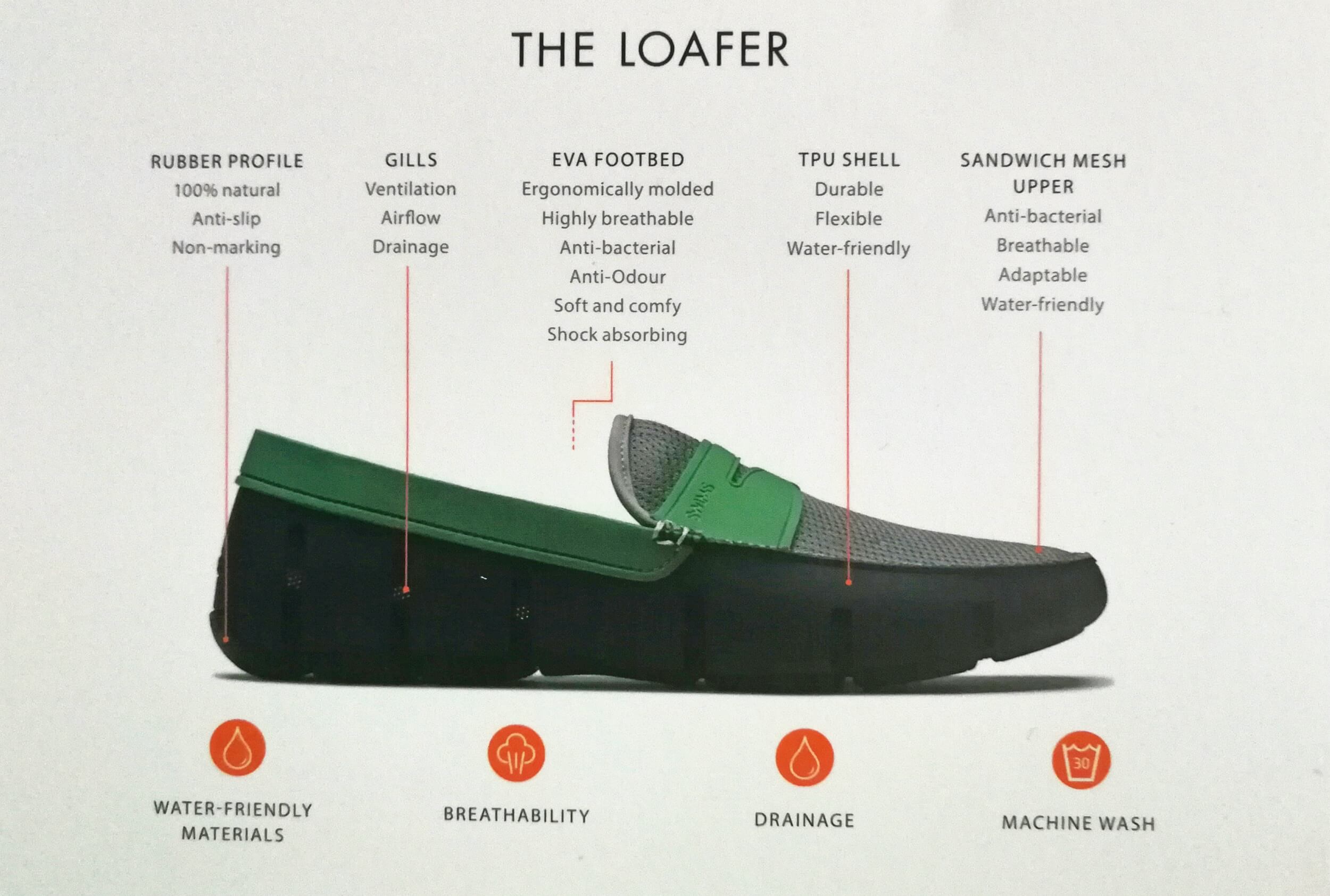 Walk on air, splash in water with a comfortable pair of SWIMS loafers