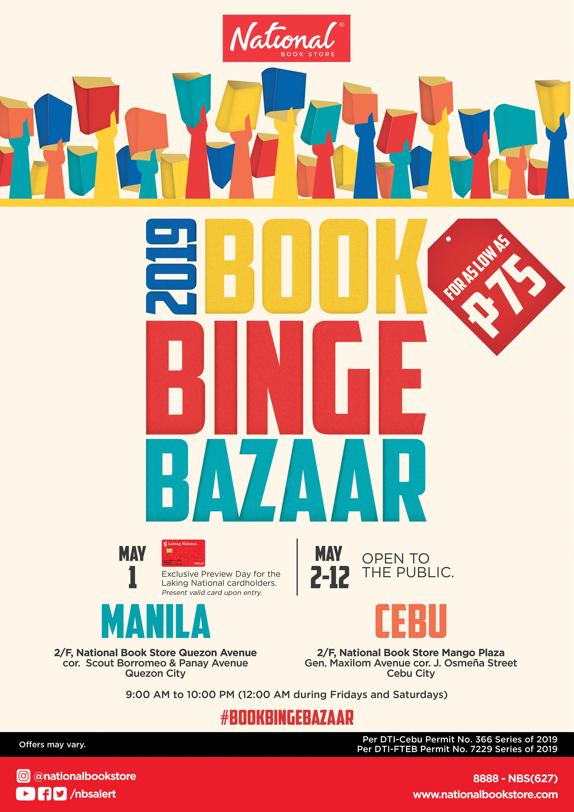 National Book Store brings Book Binge Bazaar back to Manila, Cebu